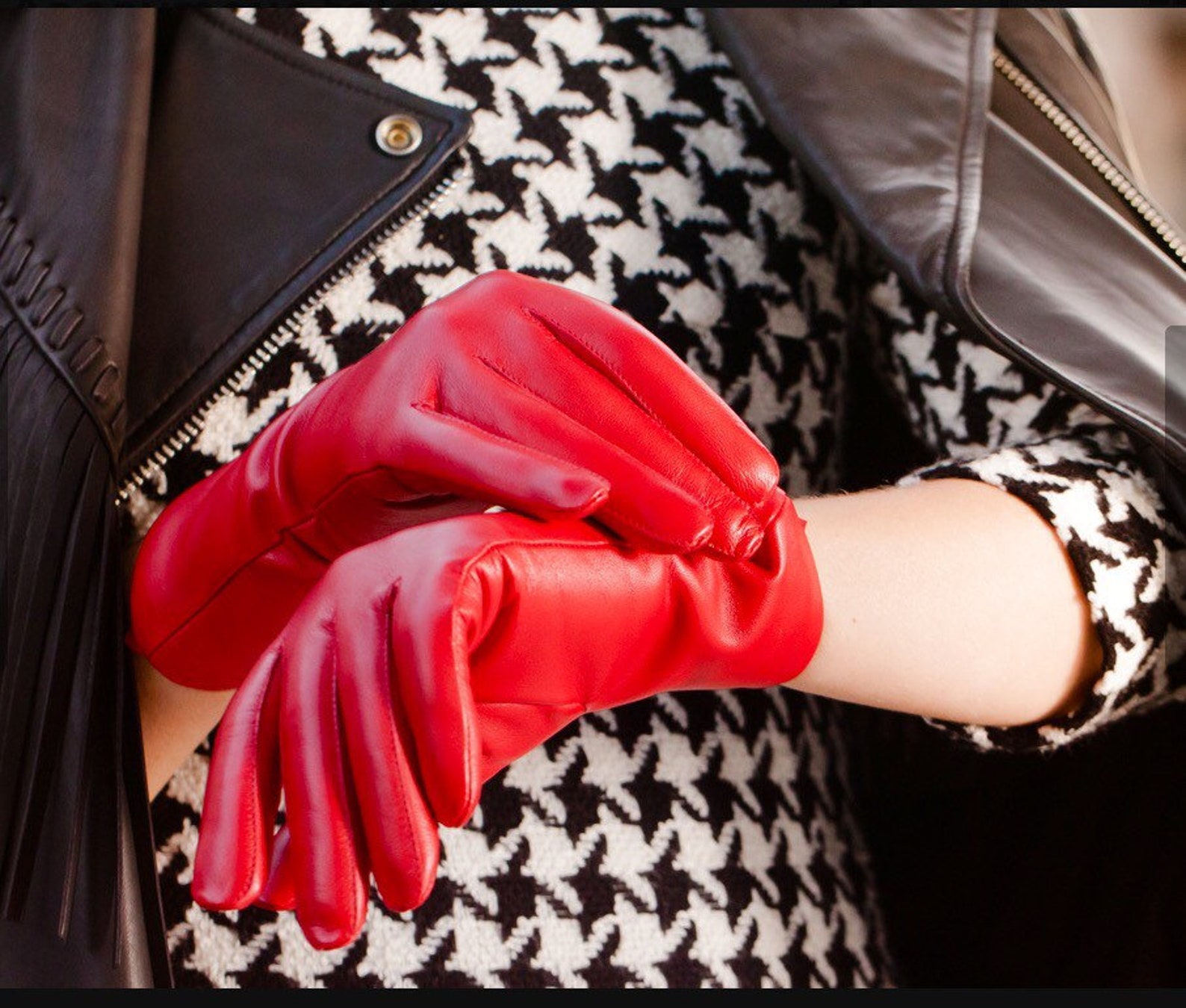 Cashemere Lined Glovesgloves Unisexwomens Leather - Etsy