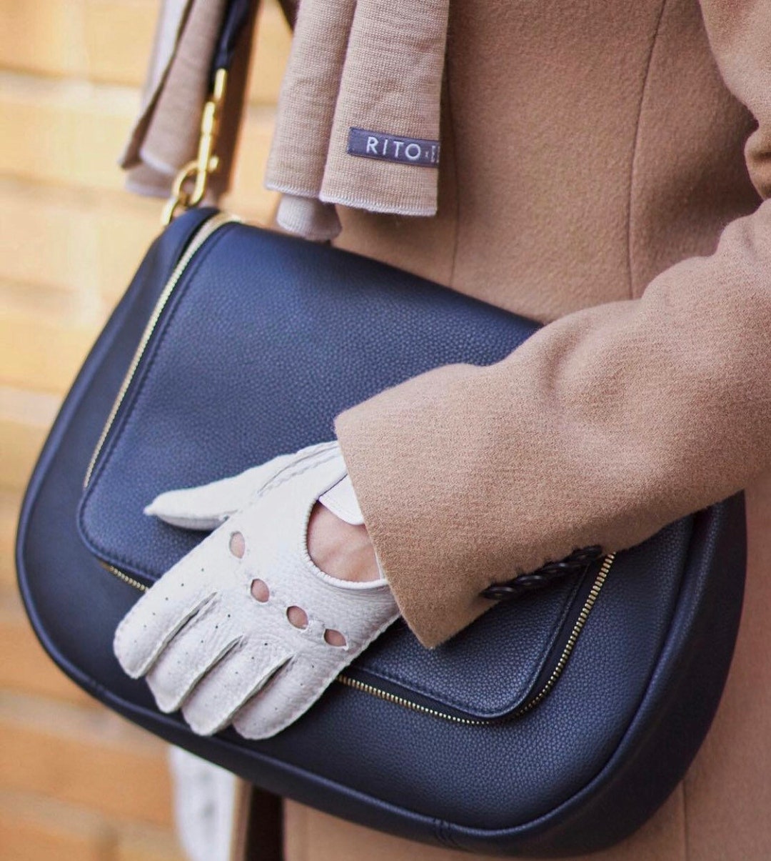 DEER LEATHER Gloves|white Soft Spring Gloves| Driving Gloves | Buttery ...