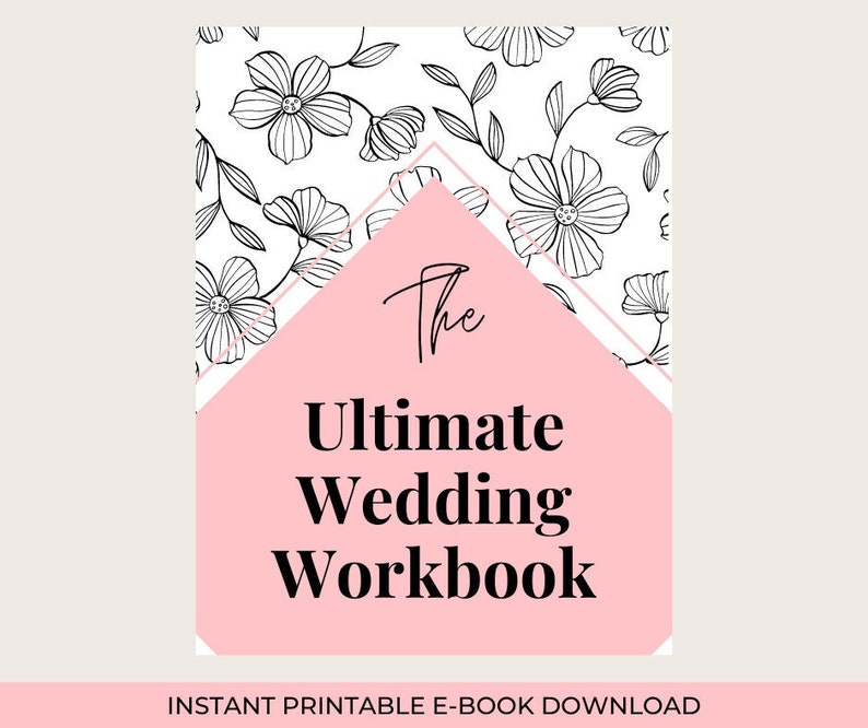 Ultimate Wedding Planning Workbook | Downloadable and Printable ...