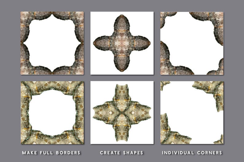 Amethyst Corner Clipart - Digital Gemstone Borders - Amethyst Clipart ...