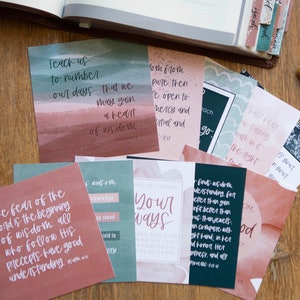 Bible Verse Cards / Wisdom and Discernment Bible Verse Cards ...