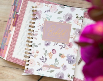 GUIDED BIBLE STUDY Journal / Scripture Writing Journal / Bible ...