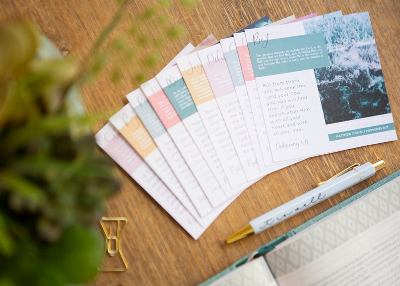 Verse Cards / Seeking God Scripture Cards / Bible Verse Cards ...