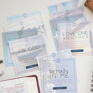 Men's Scripture Cards / Memory Verse Cards for Men / Anchored Bible ...