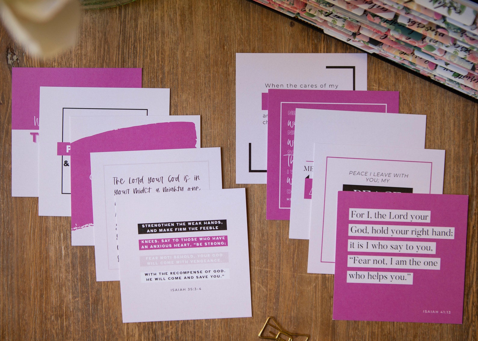 Verse Cards / Fearless Scripture Cards / Courage Bible Verse Cards ...