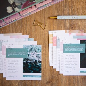 Verse Cards / Seeking God Scripture Cards / Bible Verse Cards ...