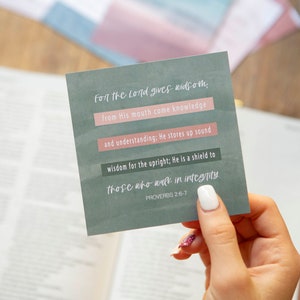 Bible Verse Cards / Wisdom and Discernment Bible Verse Cards ...