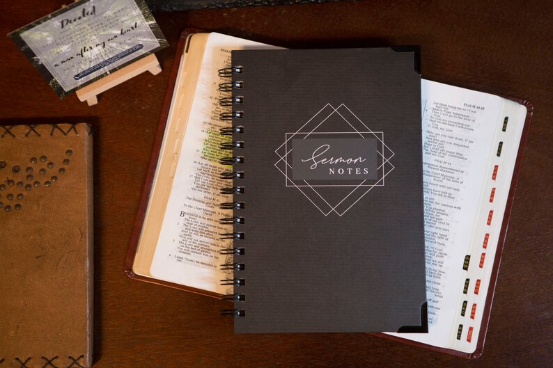 MEN'S Sermon Journal Notebook for Church Church Notes - Etsy