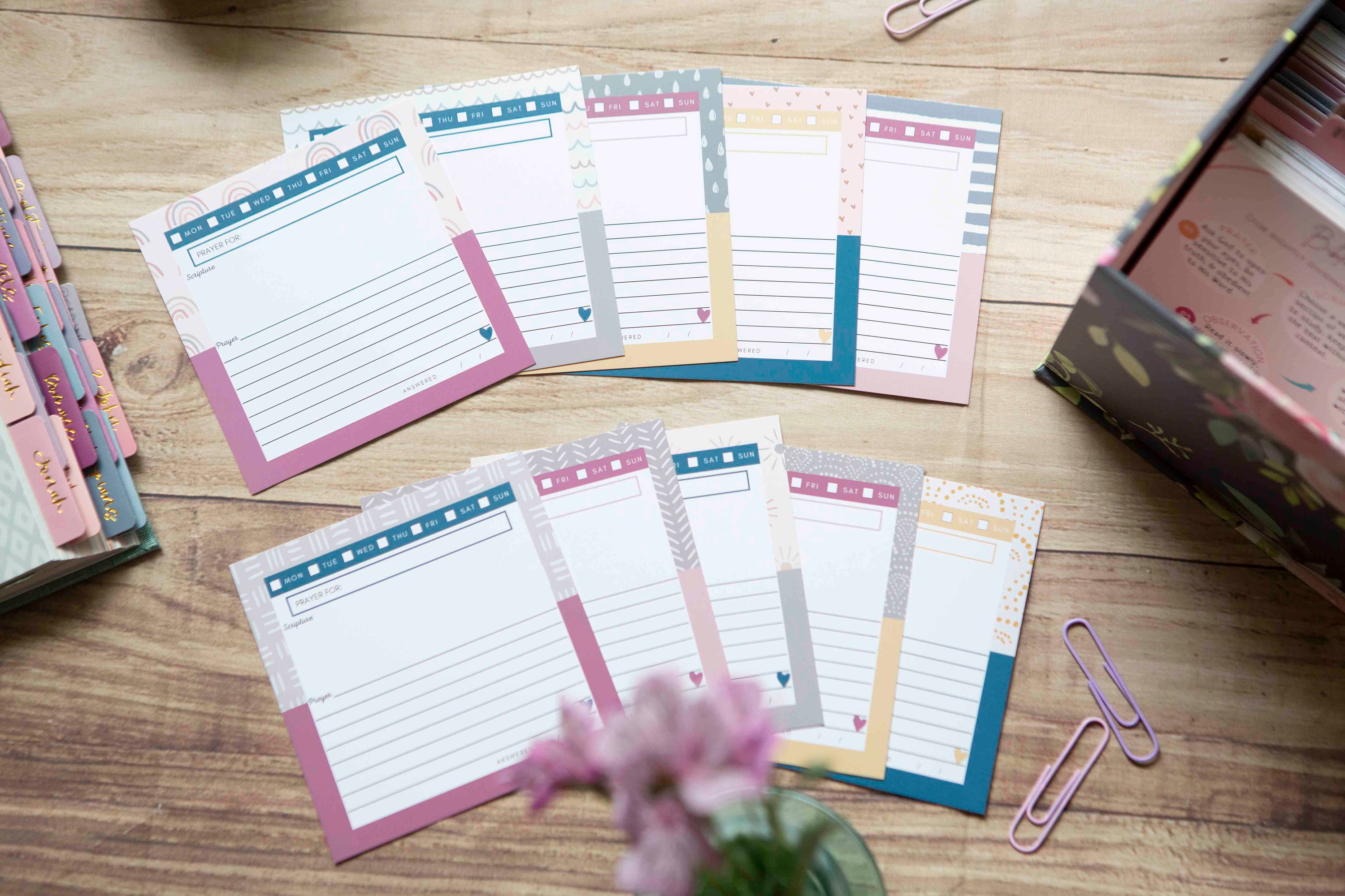 Prayer Card Set / Cards for Prayers / Prayer Strategy Cards / - Etsy