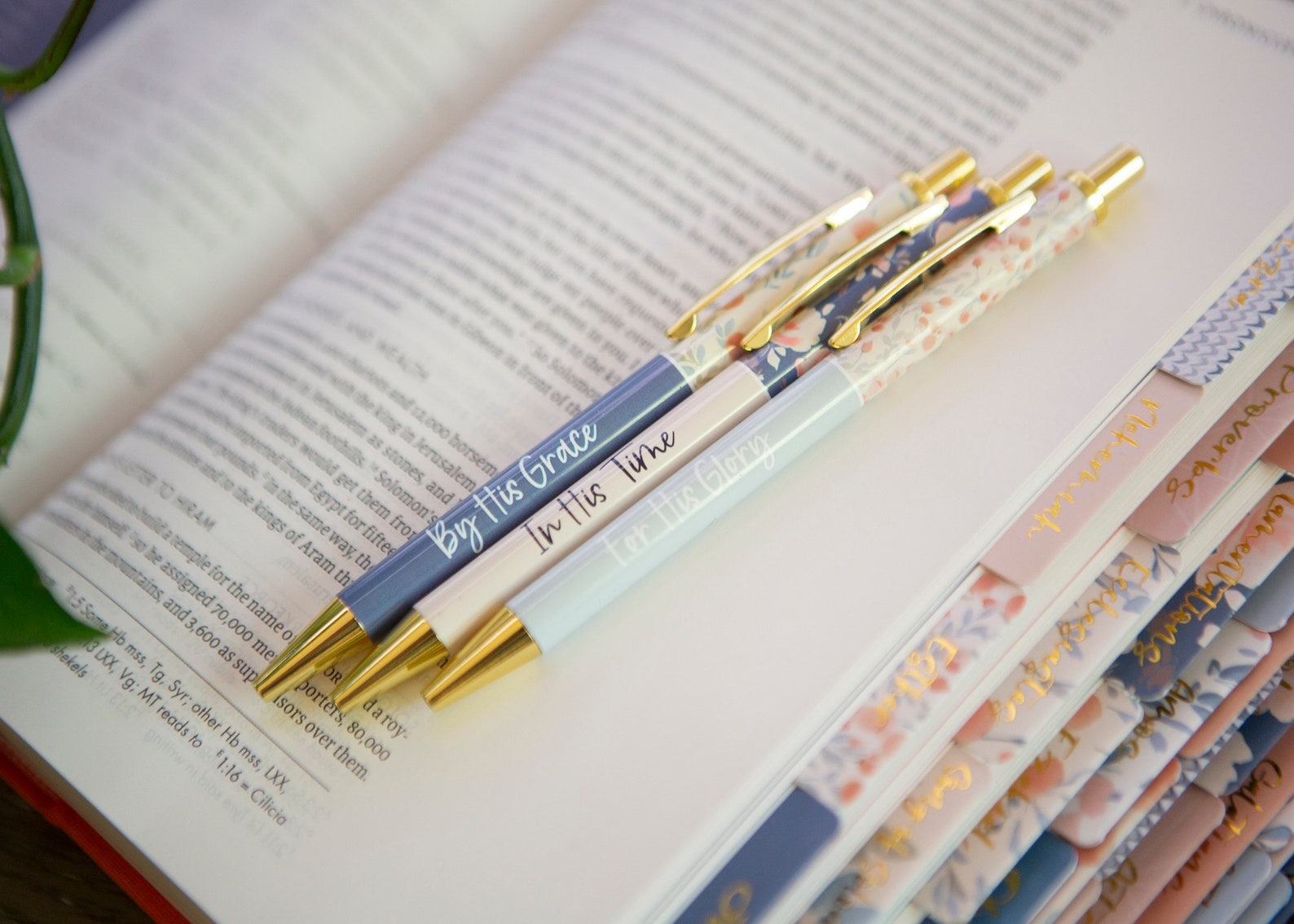 Christian Pen Set | Pens for Bible Study | Bible Study Accessories ...