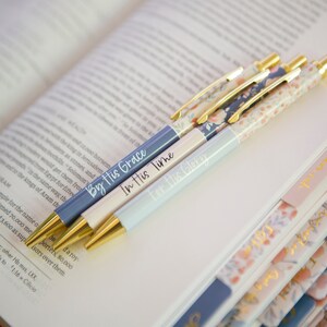 Christian Pen Set | Pens for Bible Study | Bible Study Accessories ...