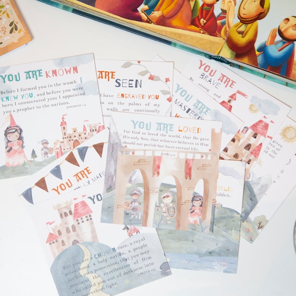 Scripture Memory Cards for Kids - Etsy