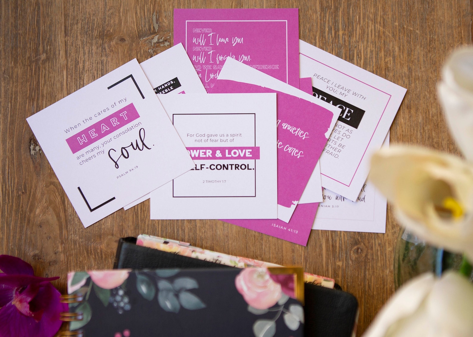 Verse Cards / Fearless Scripture Cards / Courage Bible Verse Cards ...