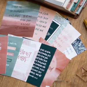 Bible Verse Cards / Wisdom and Discernment Bible Verse Cards ...