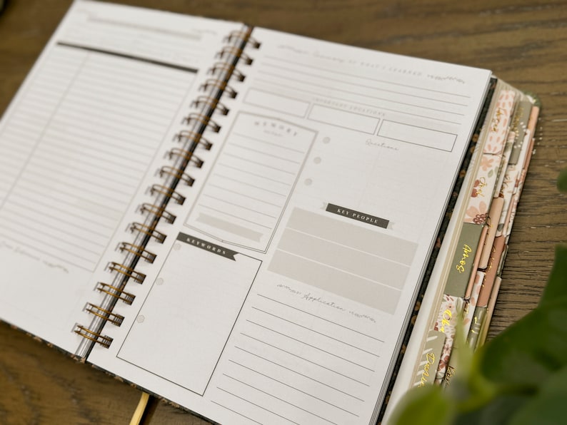 Bible Journal | Floral Bible Study Journal | Bible Journal Notebook ...