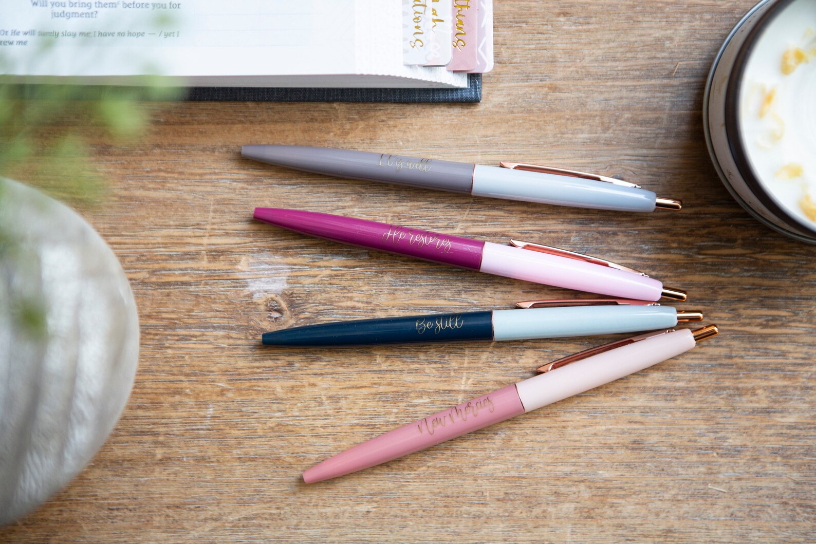 Christian Pen Set Be Still Pen Set Inspirational Pens - Etsy