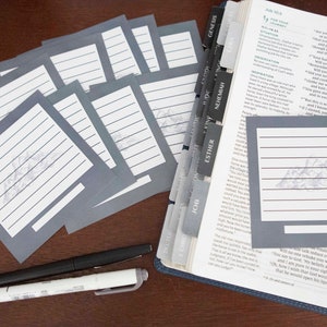 Men's Blank Bible Cards / Set of Blank Cards for Bible Verse / Verse ...