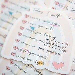 Vinyl Christian Stickers | Rainbow Sticker | Waterproof Christian ...