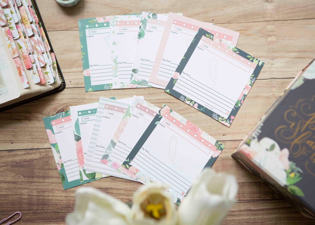 Blank Scripture Cards | Memory Verse Cards | Bible Verse Memory Cards ...