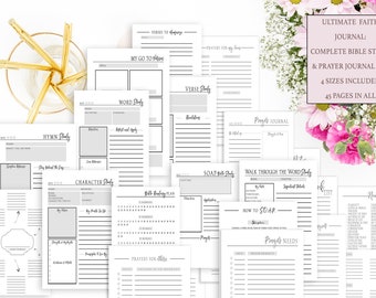 Prayer and Bible Study Printable / SOAP / Prayer Journal / Scripture ...