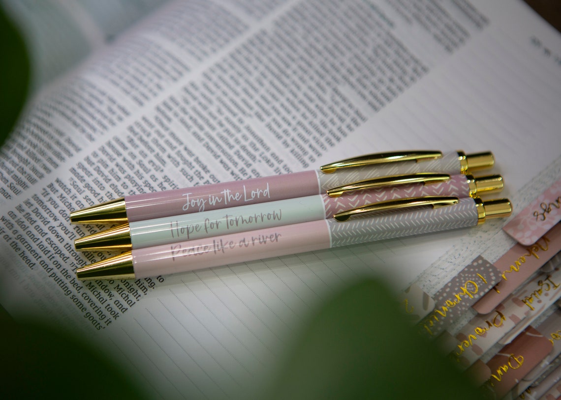Bible Study Pens | Christian Pen Set | Bible Study Accessories ...
