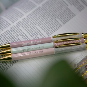 Bible Study Pens | Christian Pen Set | Bible Study Accessories ...
