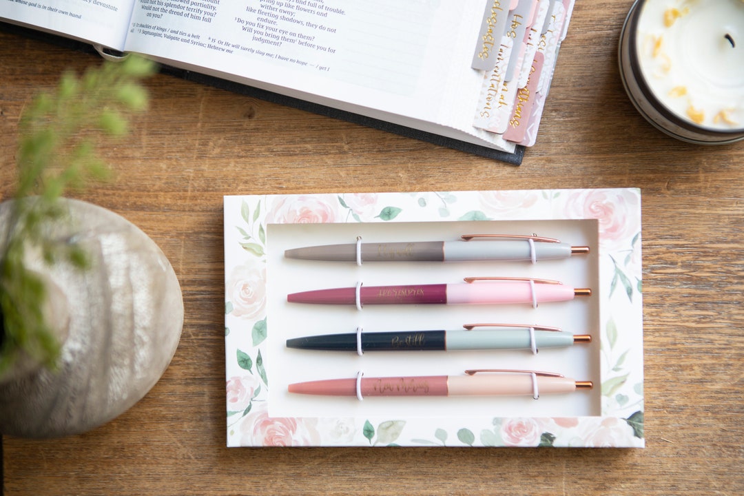 Christian Pen Set | Be Still Pen Set | Inspirational Pens | Pens for ...