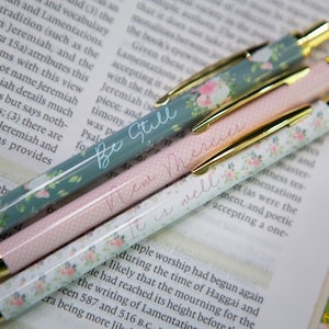 Bible Study Pens Christian Pen Set Bible Study Accessories Christian ...