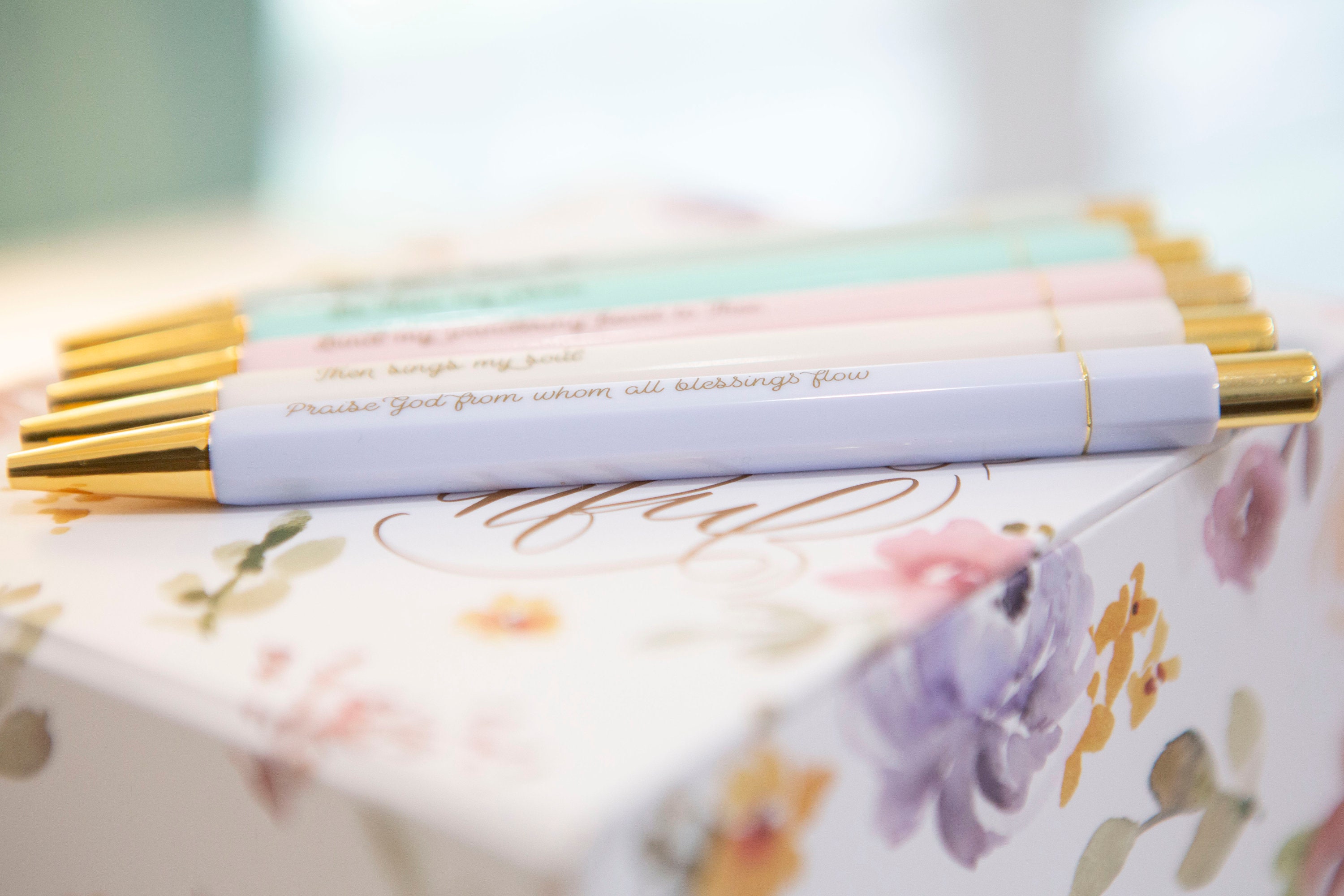 Hymn Pen Set | Christian Pen Set | Inspirational Pens | Prayer ...