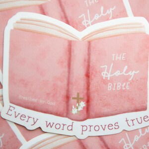 Christian Vinyl Stickers | Waterproof Christian Decal | Holy Bible ...