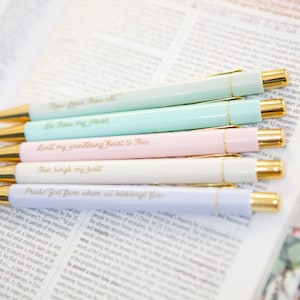 Hymn Pen Set | Christian Pen Set | Inspirational Pens | Prayer ...
