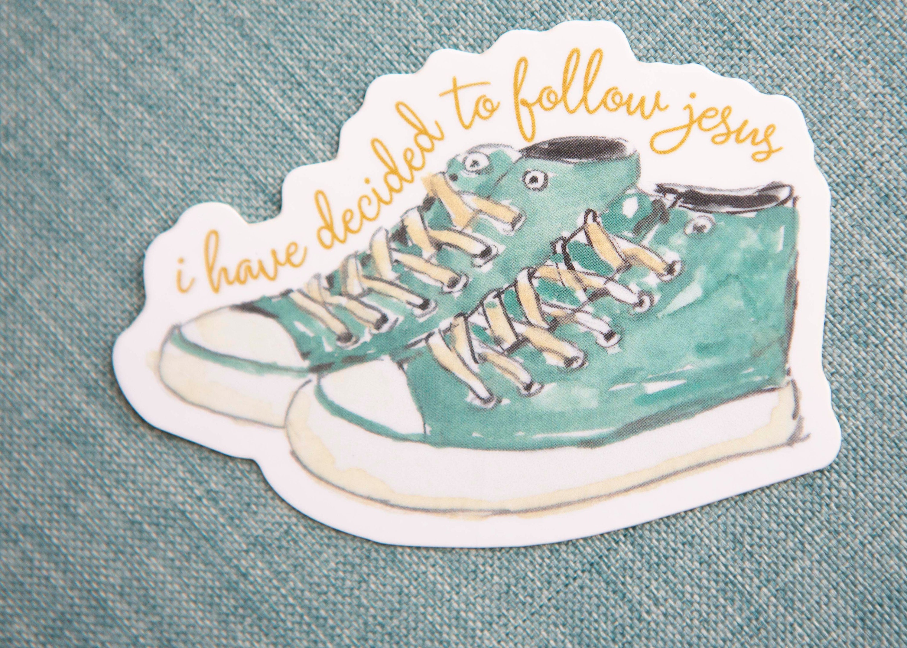Vinyl Christian Stickers I Have Decided to Follow Jesus - Etsy