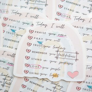 Vinyl Christian Stickers | Rainbow Sticker | Waterproof Christian ...