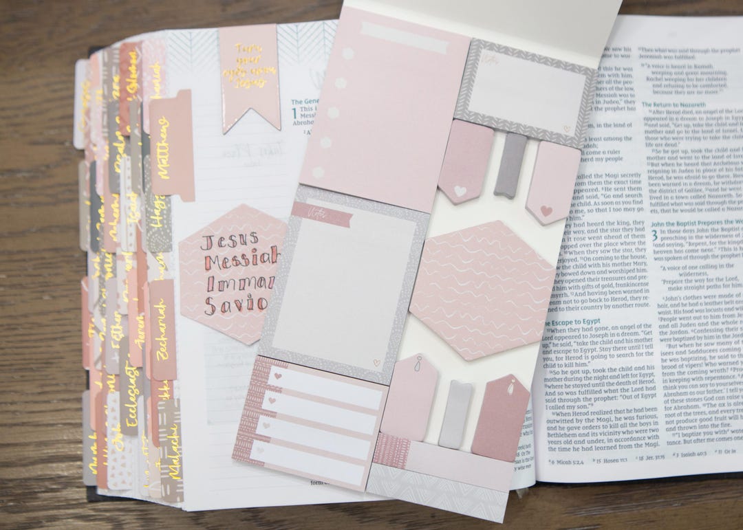 Bible Study Sticky Notes | Selah Sticky Notes | Bible Journaling Sticky ...