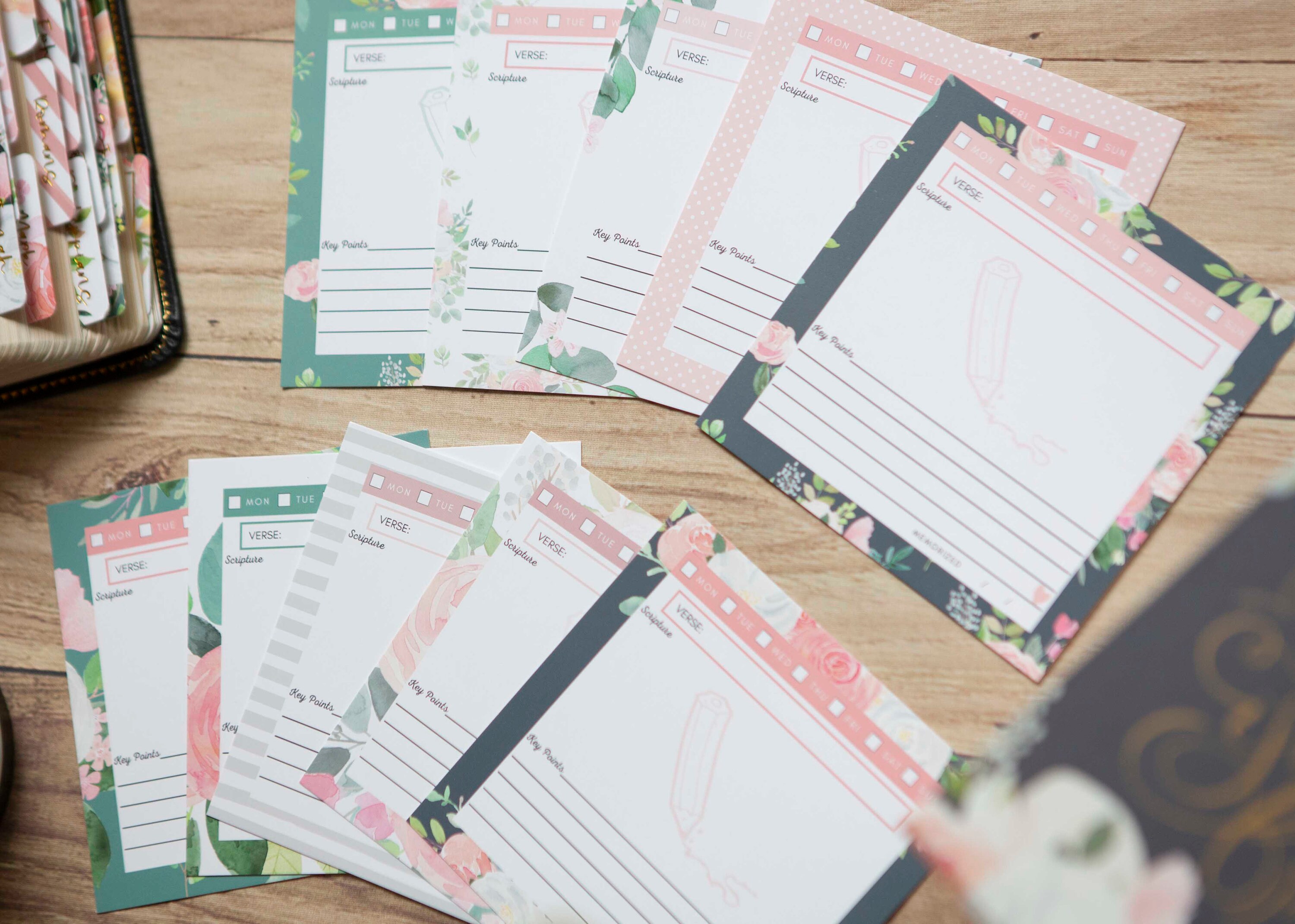 Blank Scripture Cards Memory Verse Cards Bible Verse - Etsy