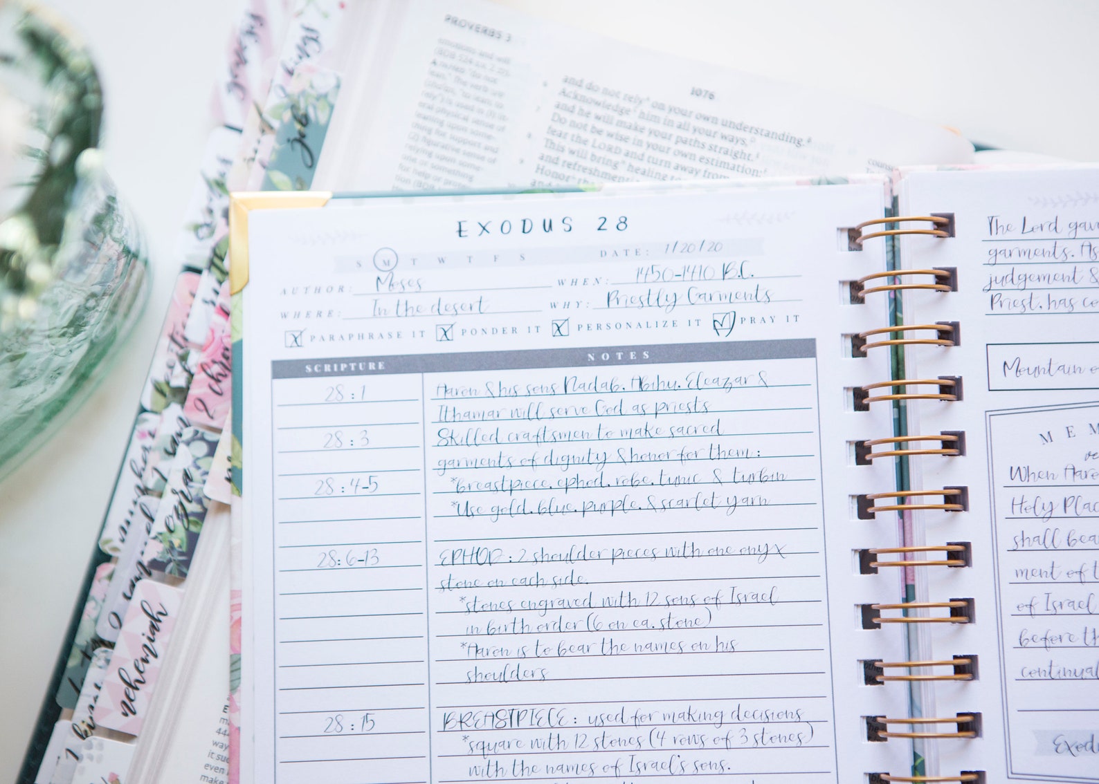 GUIDED BIBLE STUDY Journal / Scripture Writing Journal / Bible - Etsy