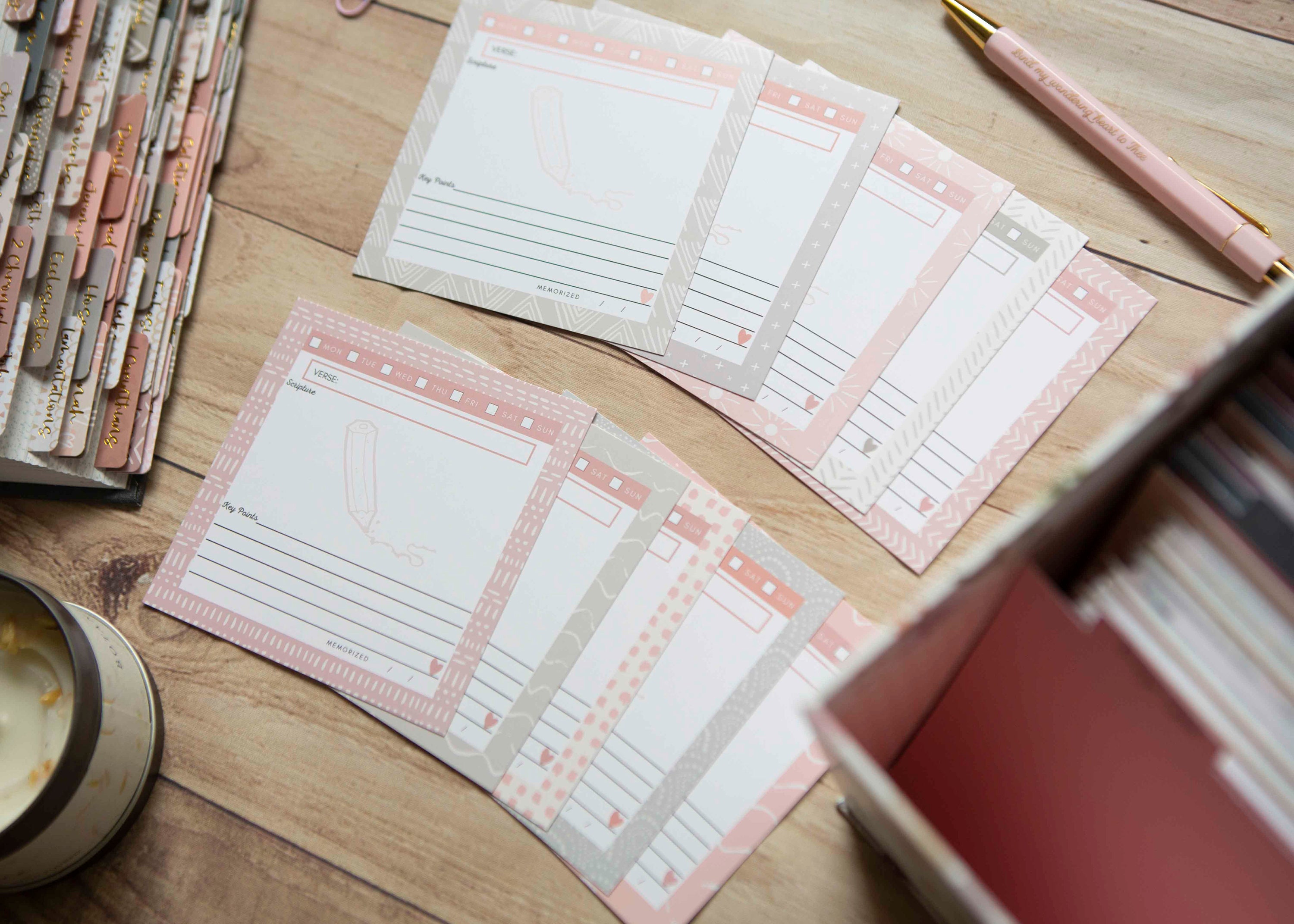 Blank Scripture Cards Memory Verse Cards Bible Verse - Etsy