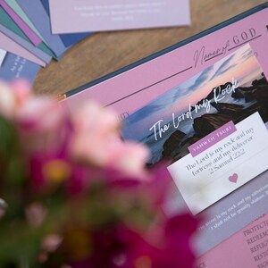 Names of God Scripture Cards / Bible Memory Verse Cards / Scripture ...