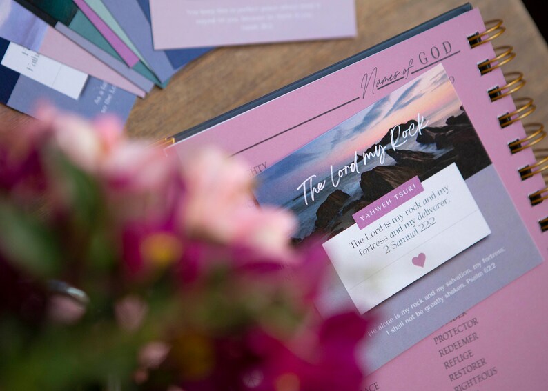 Names of God Scripture Cards / Bible Memory Verse Cards / Scripture ...