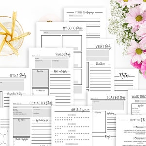 Prayer and Bible Study Printable / SOAP / Prayer Journal / Scripture ...