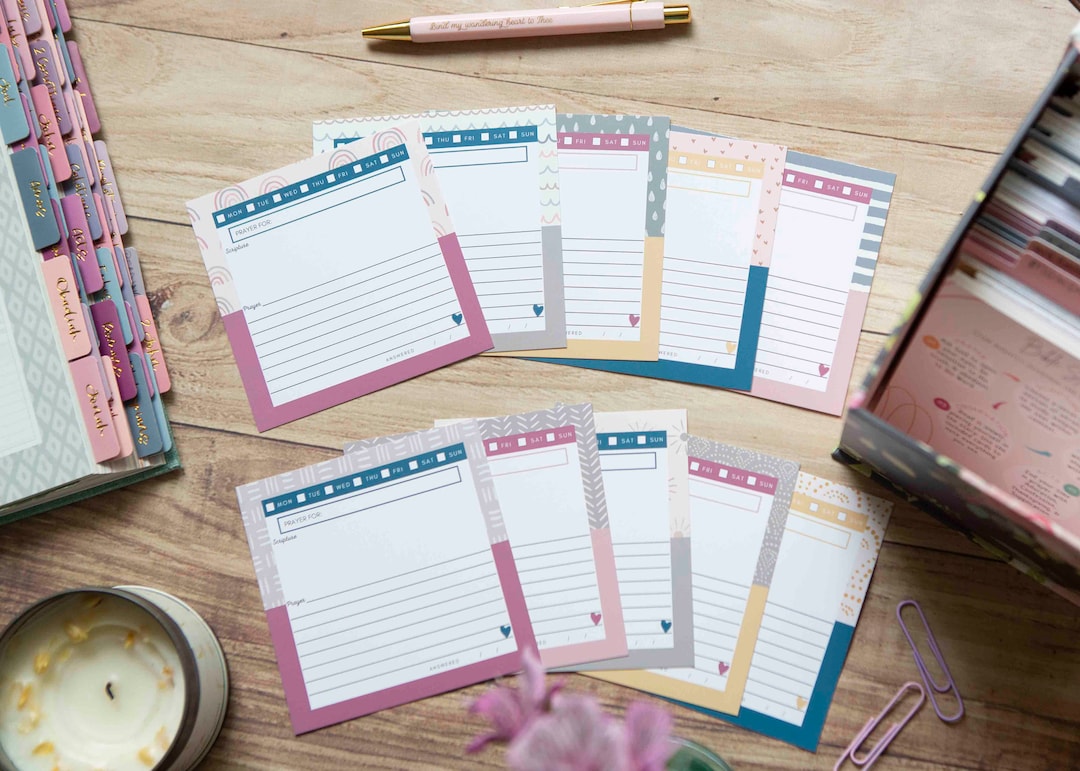 Prayer Card Set / Cards for Prayers / Prayer Strategy Cards / Gifts for ...