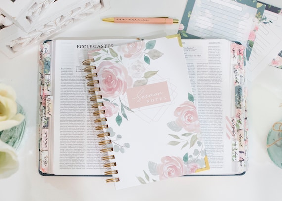 Sermon Notes Journal Church Journal Sermon Notebook - Etsy
