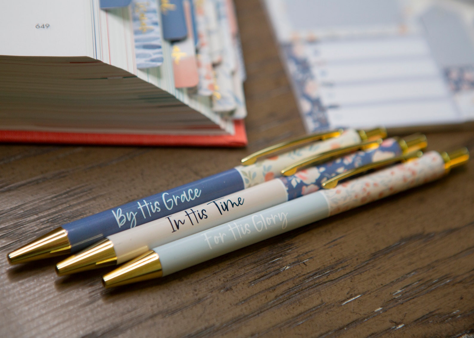 Christian Pen Set | Pens for Bible Study | Bible Study Accessories ...