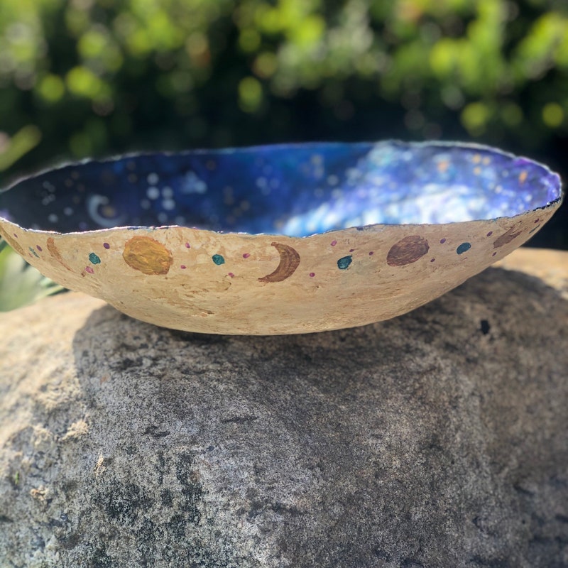 Paper Mache Moon - Etsy