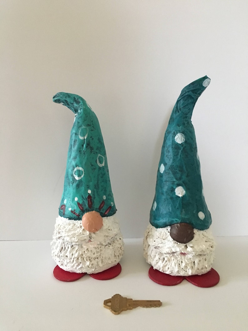 1214 Christmas Gnome: Paper Mache Christmas - Etsy