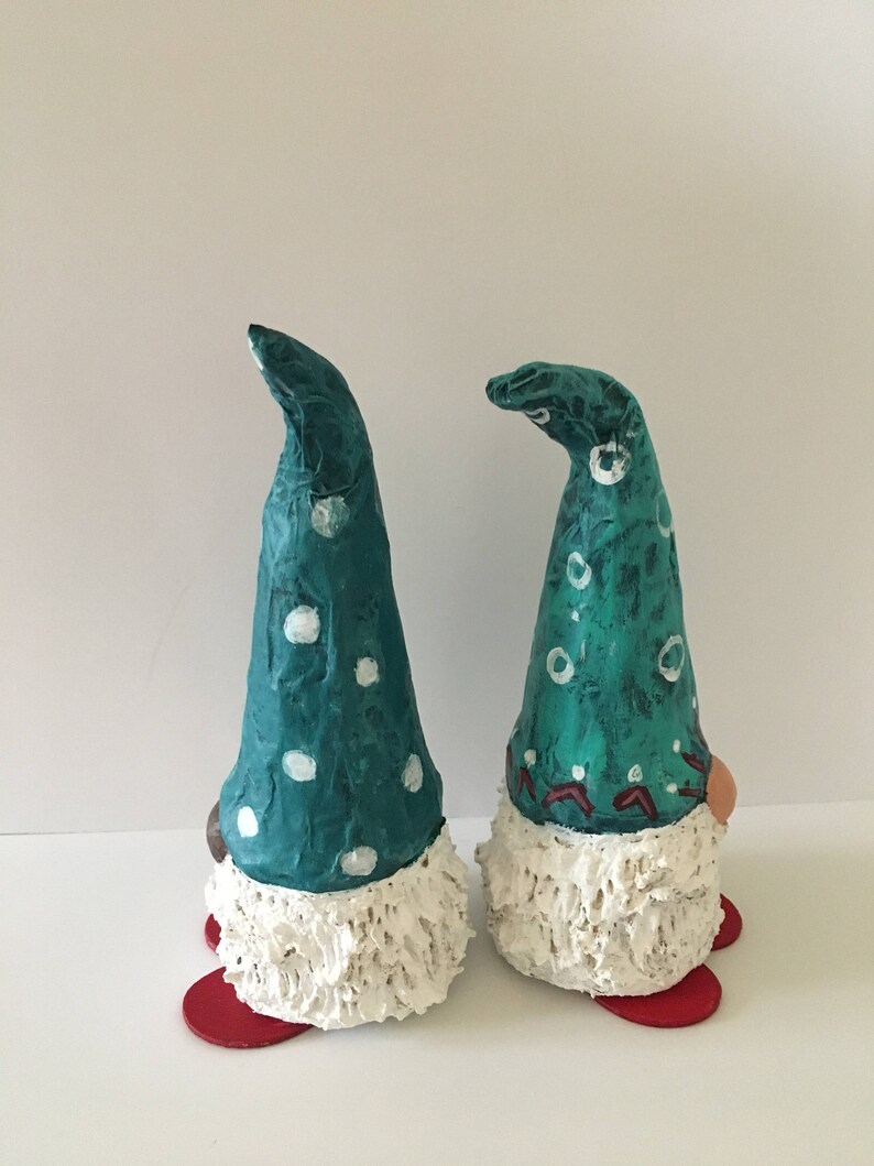 1214 Christmas Gnome: Paper Mache Christmas - Etsy
