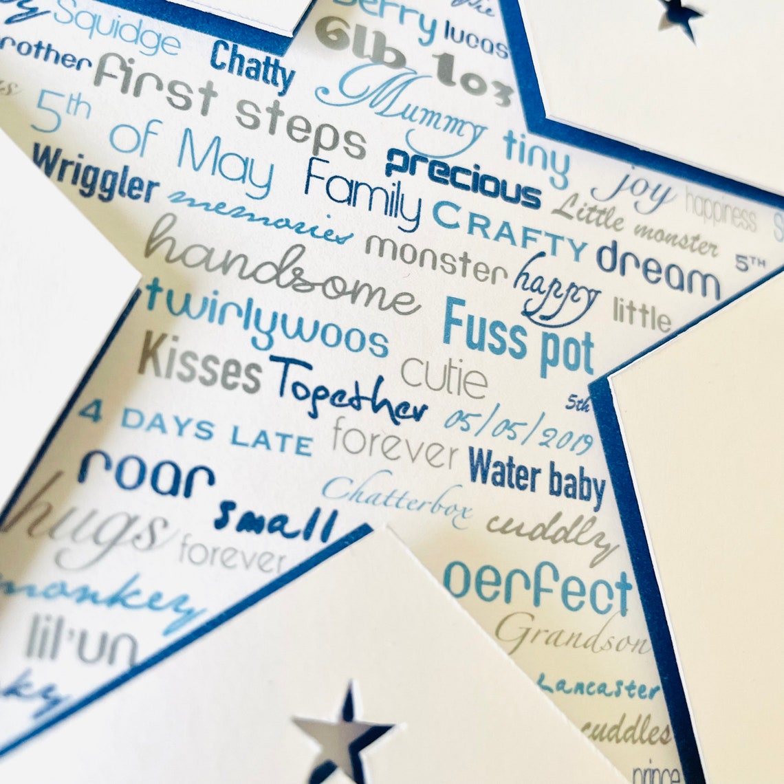 Personalised Star Box Frame - Etsy