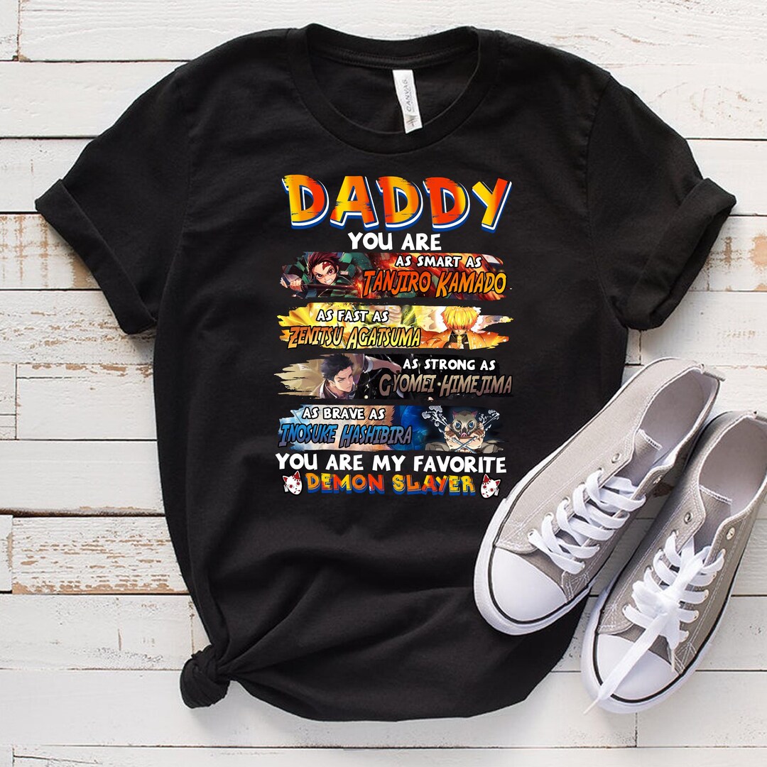 Dad You Are My Favorite Demon Slayer Father's Day, PNG, Sublimation ...