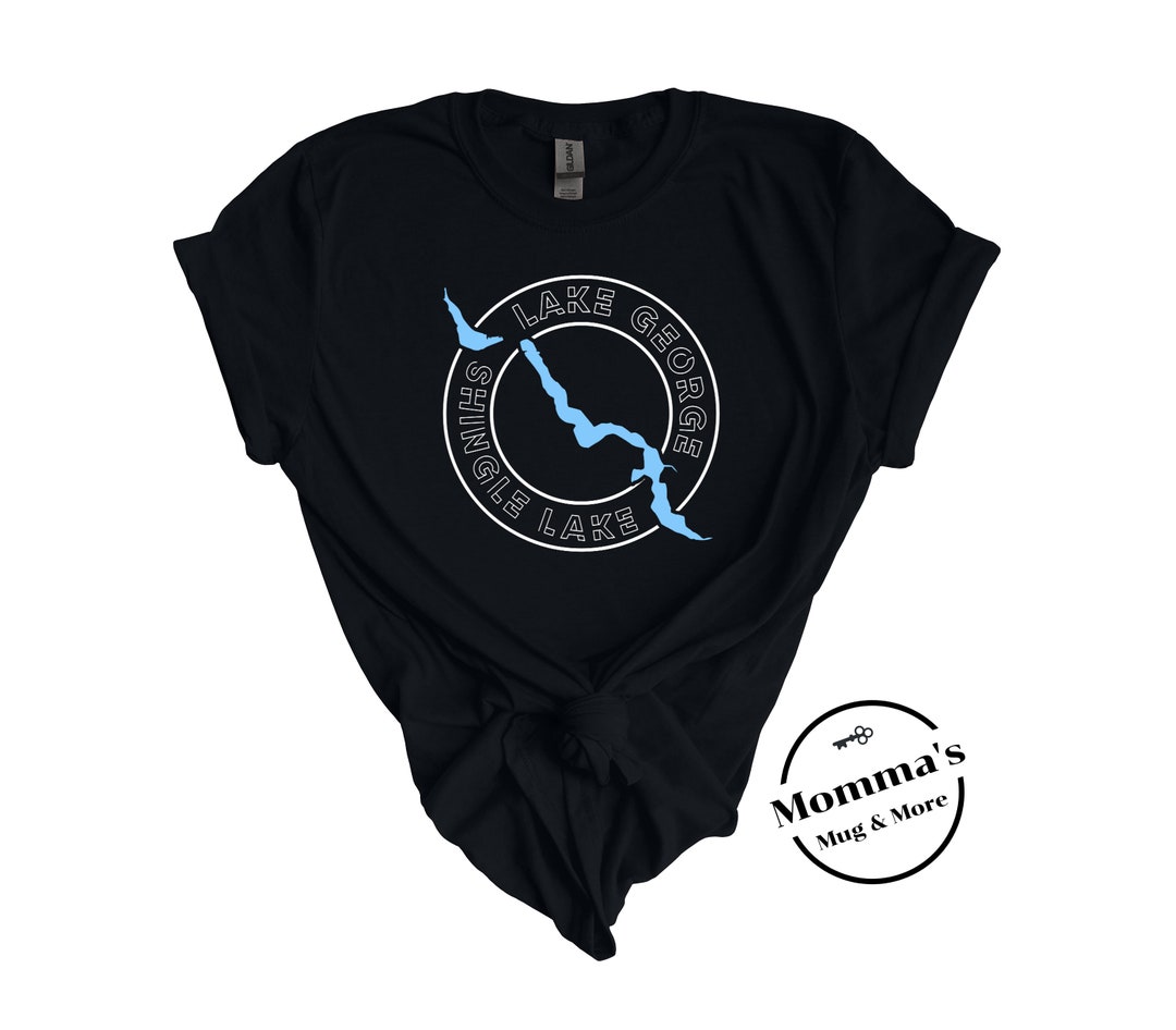 Lake George Tee, Shingle Lake Tee, Lake Life Tee, Michigan Tee, Cabin ...