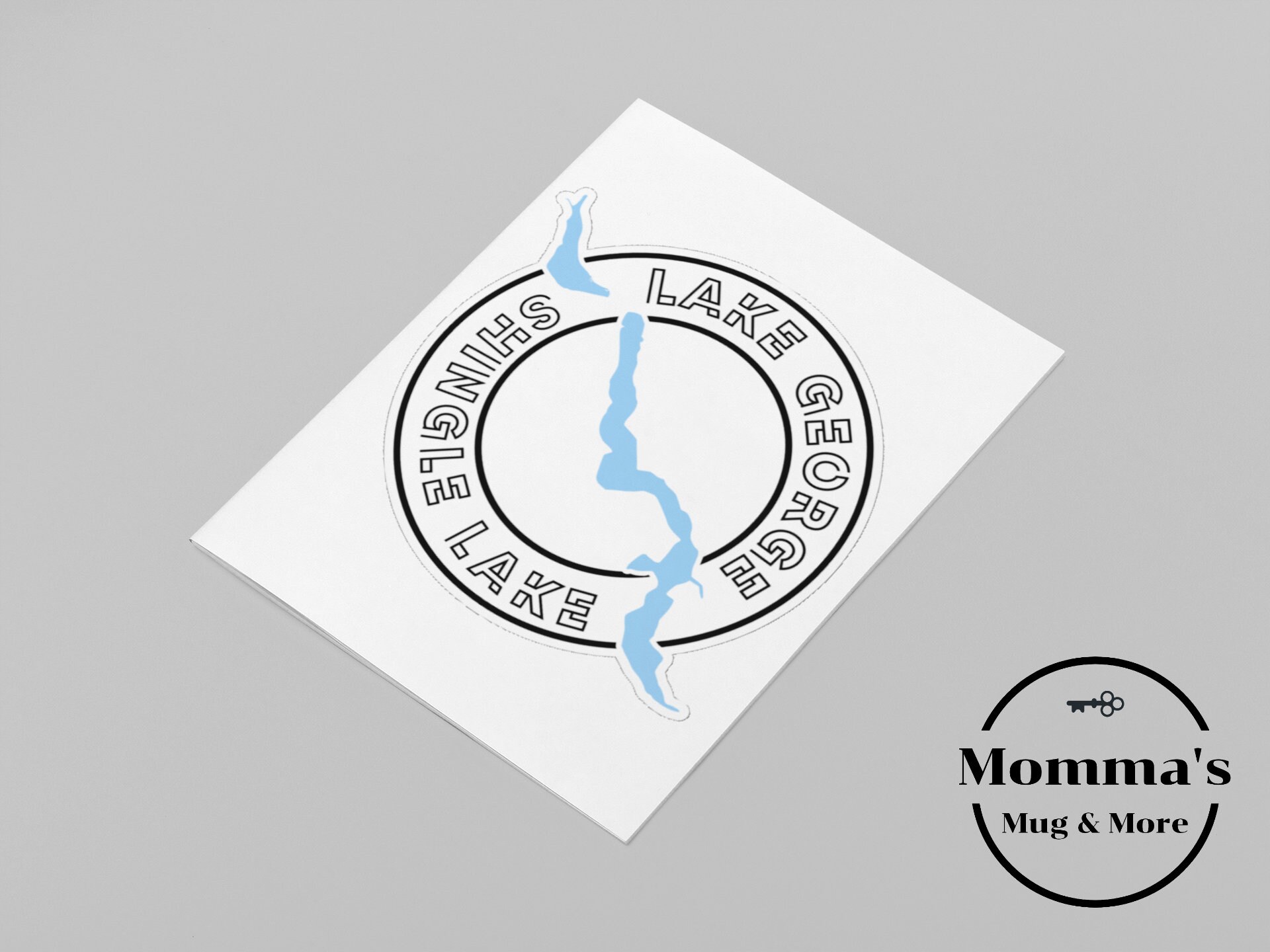 Lake George Decal, Shingle Lake Decal, Full Color, Waterproof, Vinyl ...